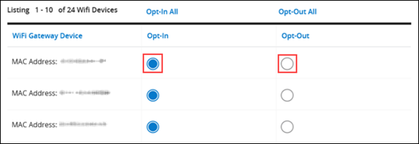 Changing the Cox WiFi Hotspot Opt In / Opt Out Status