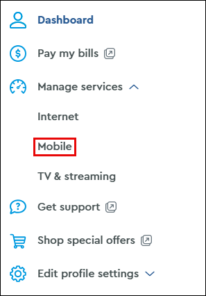 Managing Cox Mobile Online