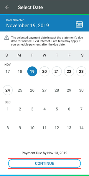 Making a One-Time Payment Online