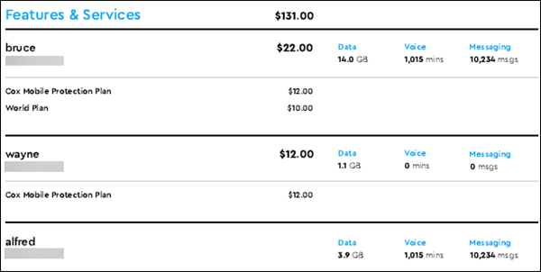 How to Read Your Cox Mobile Bill