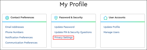 Managing Your Privacy Settings on Cox.com
