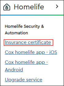 Requesting Proof of Alarm Installation for Cox Homelife