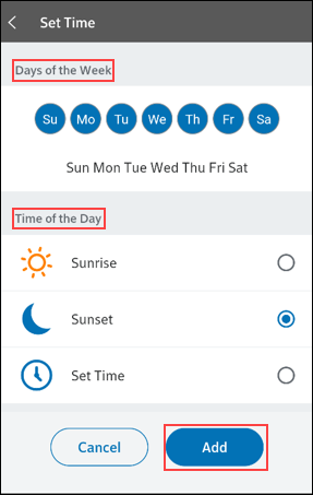Managing Rules in the Mobile App