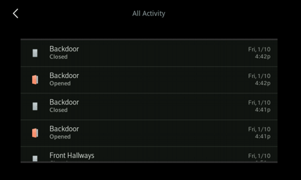 Homelife Security Touchscreen New User Interface